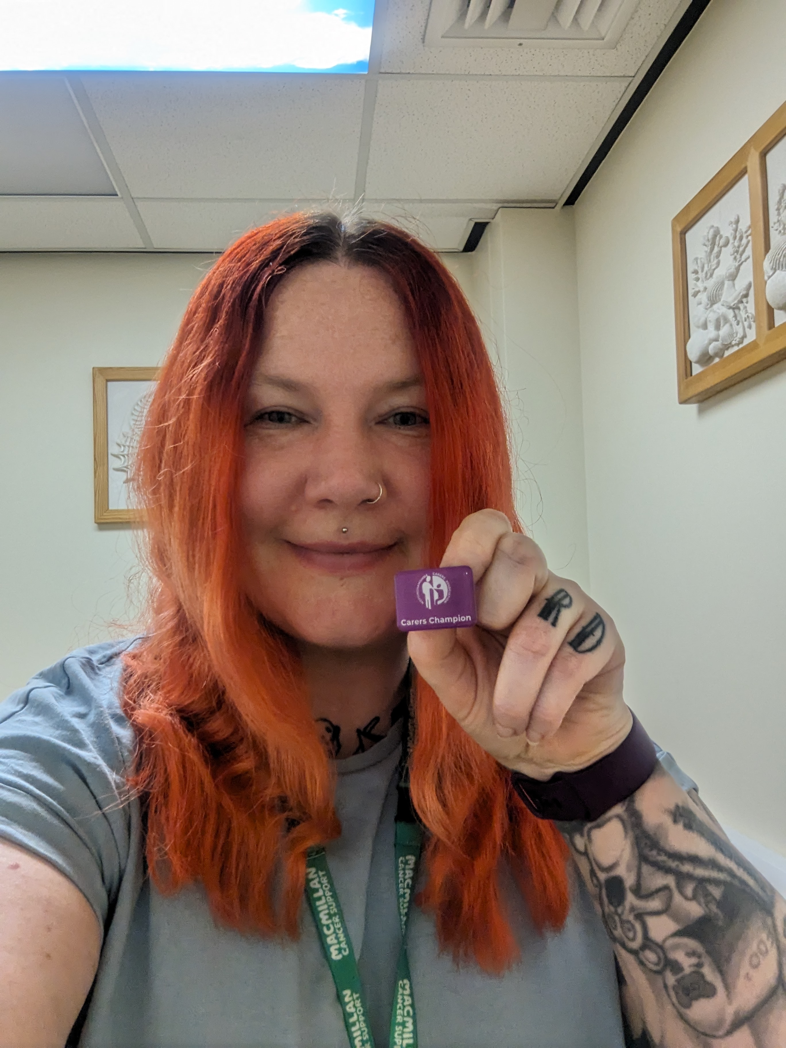 Macmillan Information and Support Service receive the Carer friendly ...